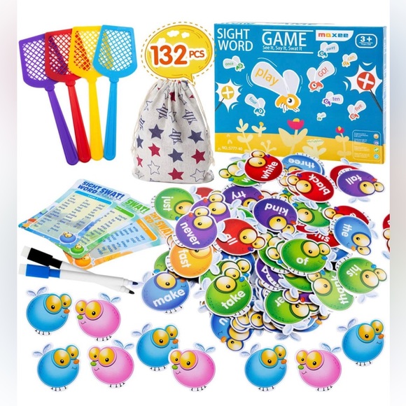 Other | Sight Word Game See It Say It Slap It New Tactile Homeschool ...